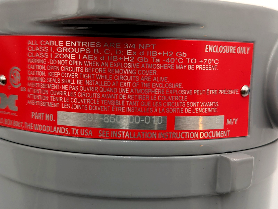 Teledyne Detcon DM-700 Toxic Gas Sensor (H2S 0-100 PPM) in Aluminum ...