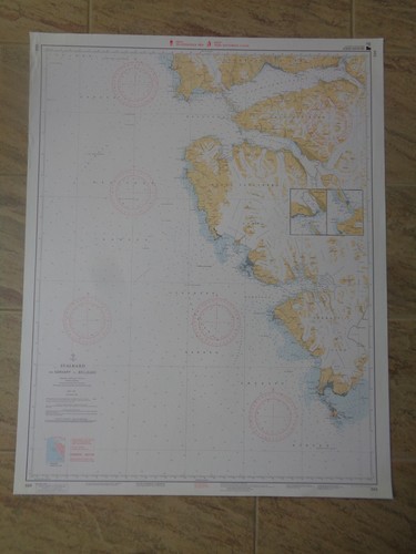 CARTE MARINE / Svalbard - fra Sorkapp til Bellsund - Norway Norvège | eBay