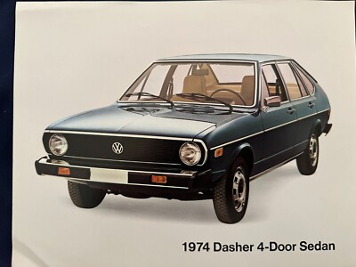 1974 VW Dasher 4-Door Sedan Spec Sheet | eBay