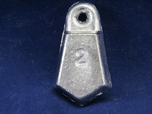 Flat Bank Sinker Combo Package - Package of 2 oz, 3 oz and 4 oz sinkers ...