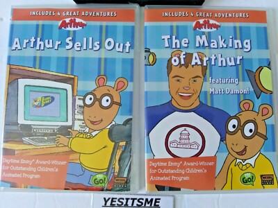 Lot of 2 DVDs: The Making of Arthur featuring Matt Damon AND Arthur ...