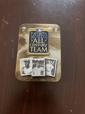 MLB All Century Team Playing Cards In Collectible Tin - New in Box | eBay