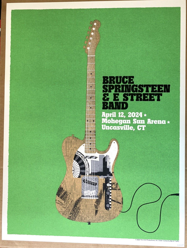 Bruce Springsteen Original Uncasville Mohegan Sun 4/12/2024 Ltd Concert ...