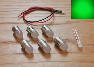 Kenwood KR-5400 KR-6400 KR-7400 replacement GREEN LED Lamps bulb lights ...