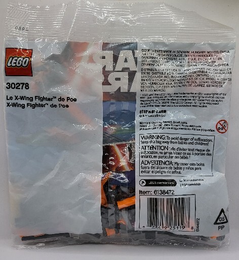 LEGO Star Wars Poe's X-Wing Fighter (30278) Polybag Factory Sealed ...