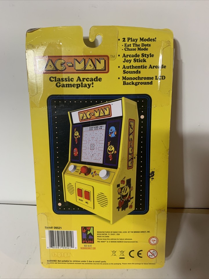 Pac-Man Mini Game Arcade Machine Handheld Classic Gameplay ~ Retro ...