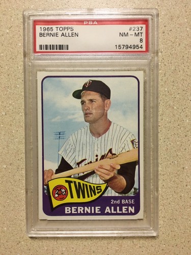 1965 Topps #237 Bernie Allen PSA 8 NM-MT TWINS | eBay