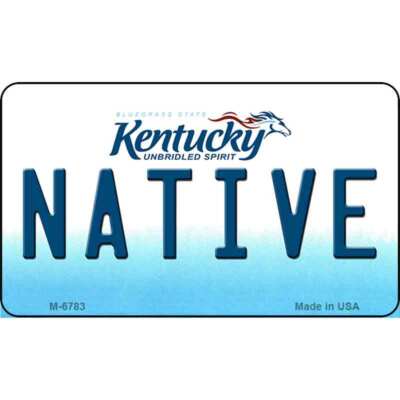 Native Kentucky State License Plate Tag Novelty Magnet M-6783 | eBay