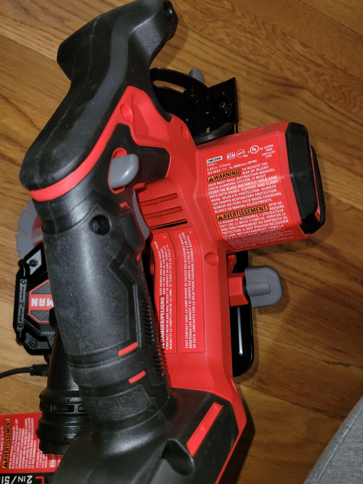 New Craftsman 20V Max 5-3/8" Compact Circular Saw w/ Blade CMCS505 Tool ...