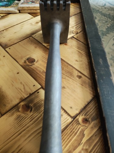 Vintage All Metal Heavy Duty Aluminum Meat Tenderizer Spikes 2 sided | eBay