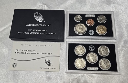 2017 UNITED STATES MINT 225TH ANNIVERSARY ENHANCED UNCIRCULATED COIN 10 ...