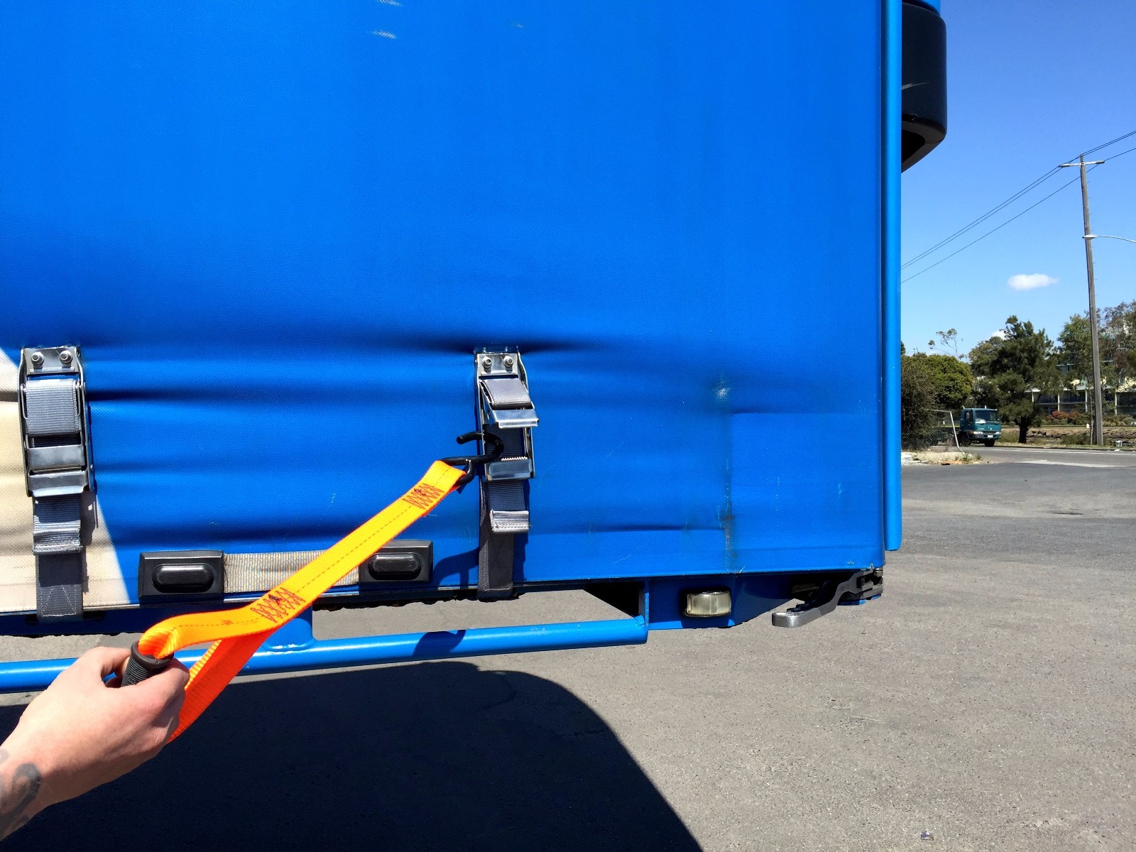 Tautliner Pull Strap, Curtain Puller, Tautliner Strap | eBay Australia