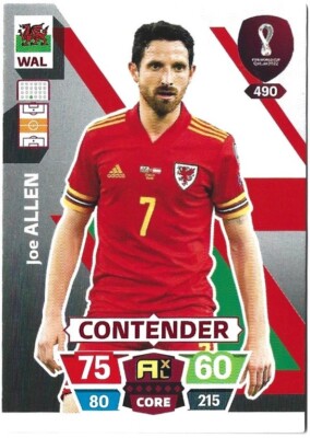 #490 Joe Allen WALES Adrenalyn XL FIFA WORLD CUP QATAR 2022 NM/M | eBay ...