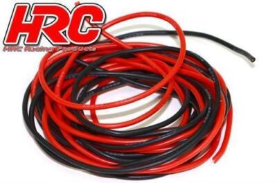 Câble HRC Racing 22 Gauge / 0.33mm2 Rouge Et Noir Plat (2m) / HRC9591F ...
