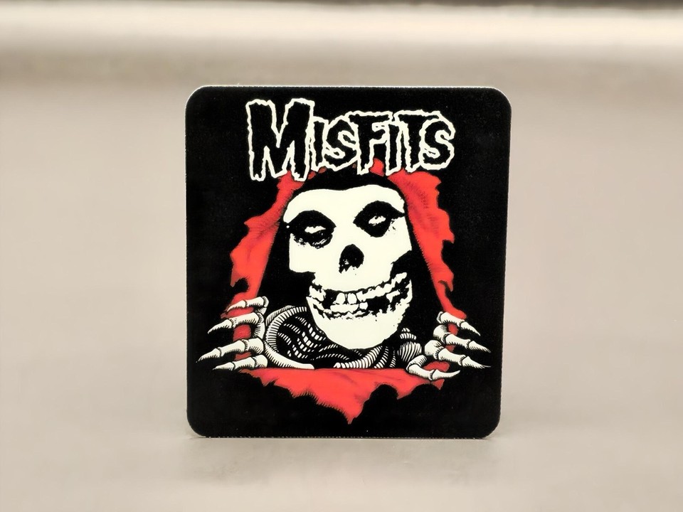 Misfits Inspired Stickers Horror Punk Rock Fiend Skull Band Vinyl ...