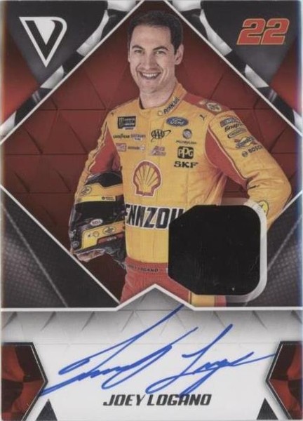 2019 Panini Victory Lane - Signature Swatches #SS-JL Joey Logano (AU ...