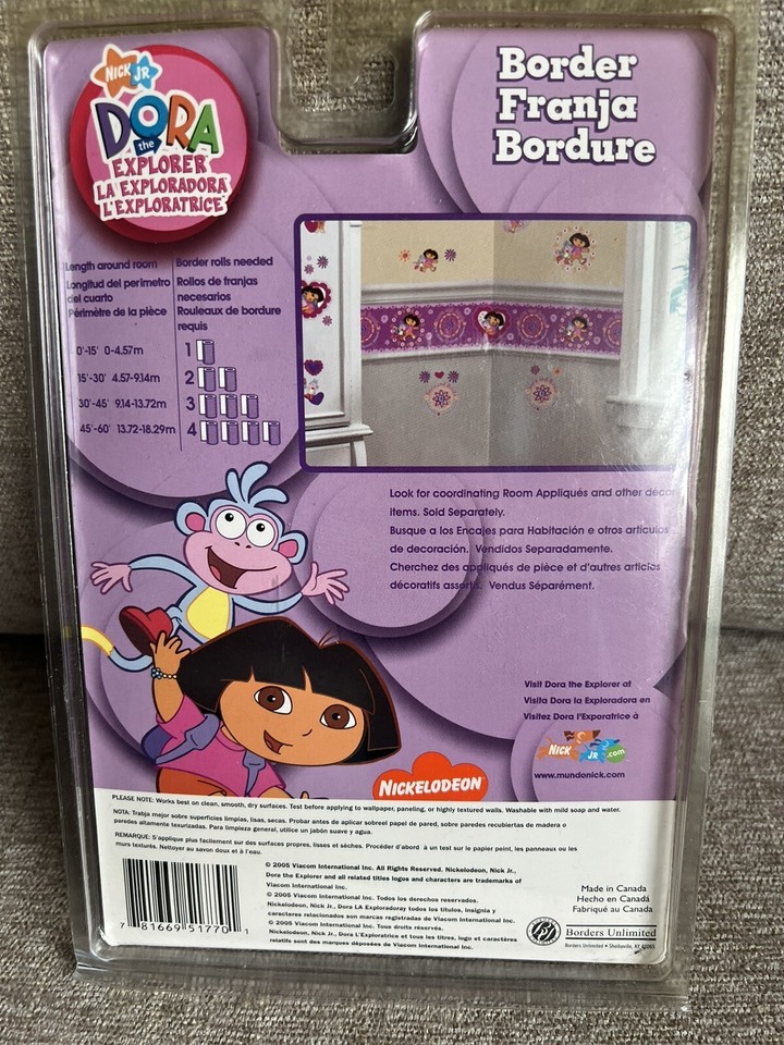 Dora The Explorer Wall Border Peel Stick #51770 | eBay
