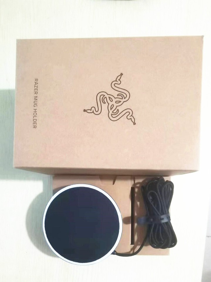 New Razer Serpent Chroma Mug Holder RGB Phantom Water Cup Mug Limited ...