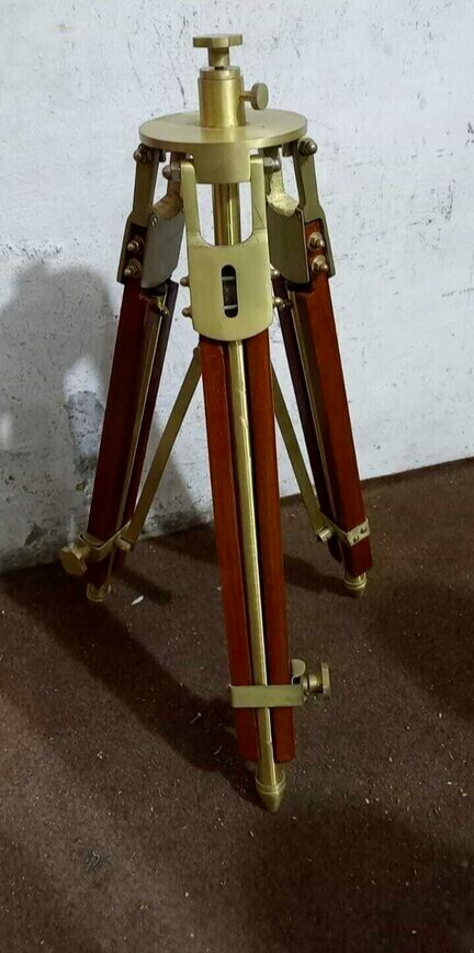 Tripod Nautical LARGE Vintage Theater Stage Industrial Nautical Tripod ...
