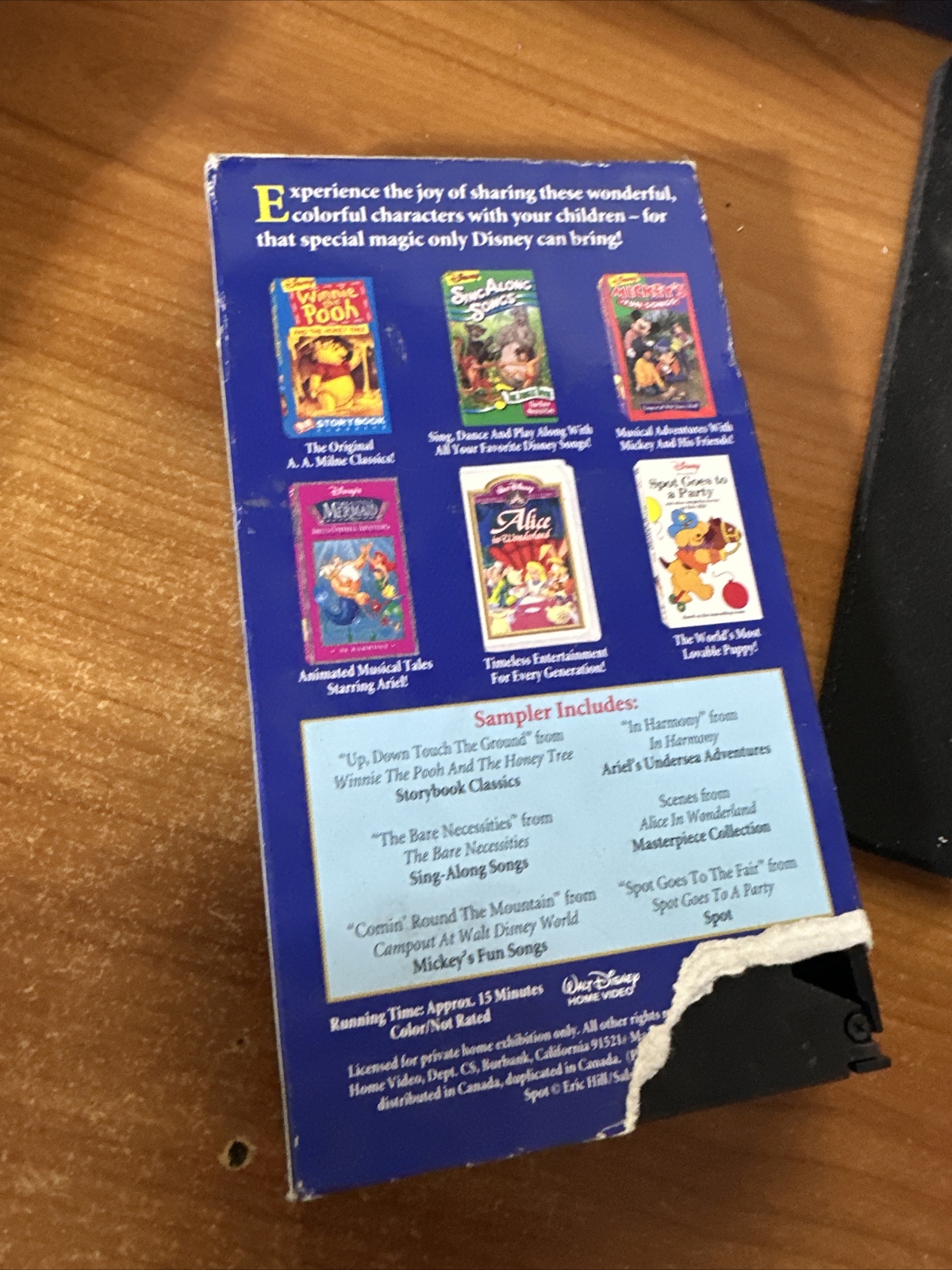 Disney Family Video Sampler (VHS) | eBay