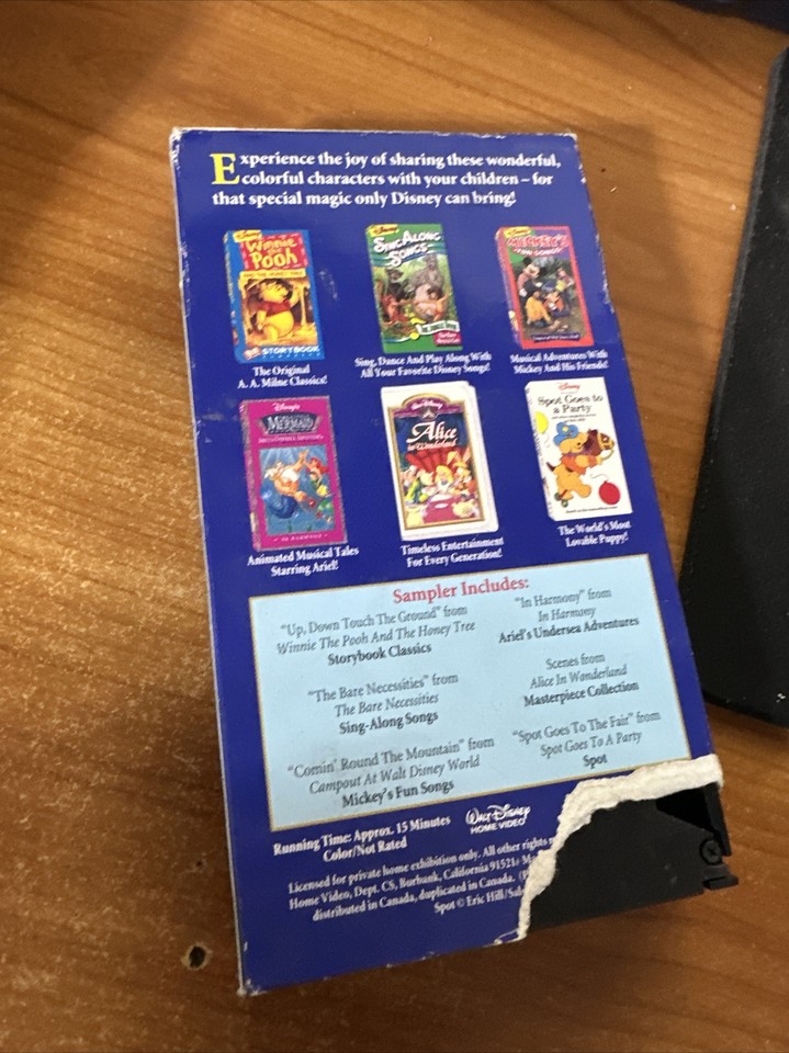 Disney Family Video Sampler (VHS) | eBay