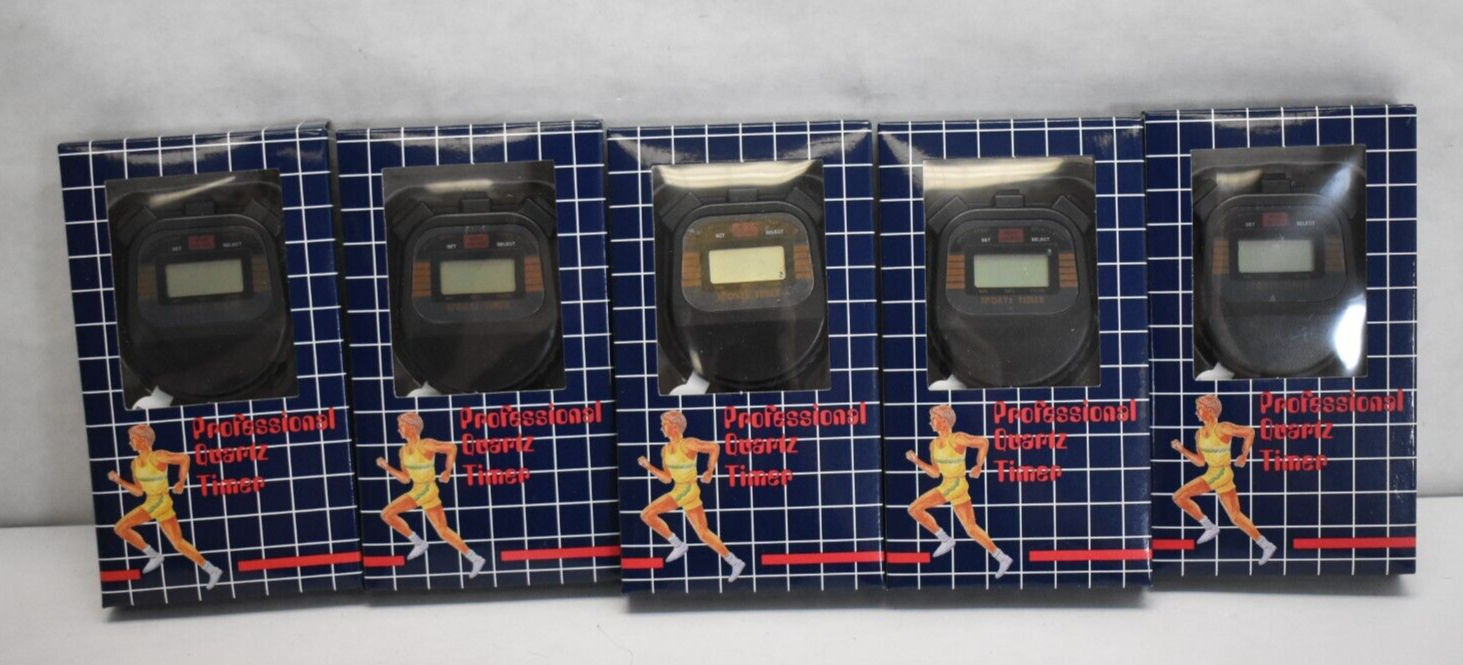 Professional Quartz Timer Stopwatch Sport Exercise 470014-582 Lot Of 5 ...