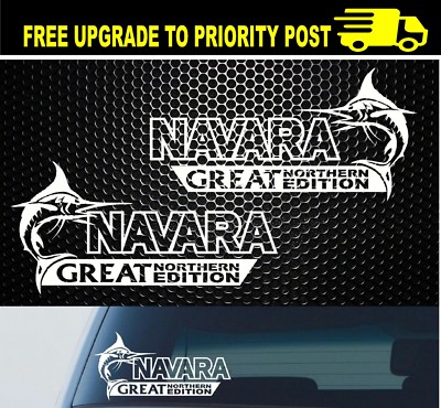 NAVARA D40 D22 NP300 accessories funny decal PAIR 200mm stickers | eBay