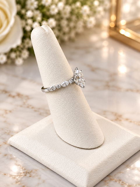 14k Yellow Gold Lab Grown Diamond Ring Size 7 US | eBay
