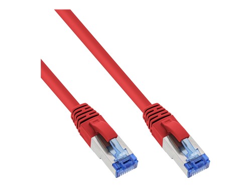 InLine Lan S/FTP(PiMf) Cat.6a 500MHz CU Halogen Patch Cable. red 10m 76800R 4043718088683 | eBay