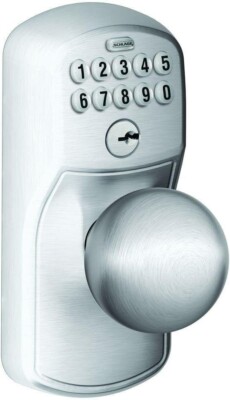 Schlage FE595 PLY 626 ORB Plymouth Commercial Keypad Entry & Flex-Lock ...