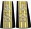 NEW US NAVY SOFT SHOULDER BOARDS ADMIRAL SIX STARS UNIQUE NON ISSUED CP ...