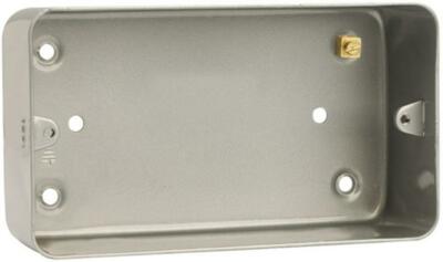 MC 40MM DOUBLE BACK BOX WITHOUT KNOCKOUT - CL086 | eBay UK