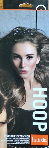 Hairdo Hoop Hair 20” Invisible Extension R6 Dark Chocolate/Medium Brown ...