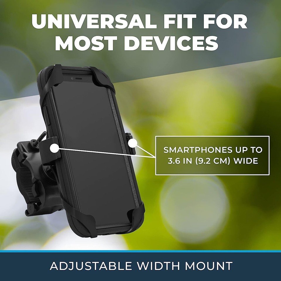 Roam Universal Bike Phone Mount for Motorcycle/Bike Handlebars ...