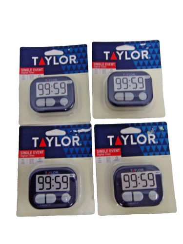 4x Taylor Multi-Purpose Large Display Digital Kitchen Timer | eBay