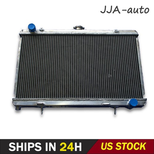 For 1989-1994 Nissan 240SX SR20 2.4L l4 Cooling Aluminum Radiator 2Rows ...