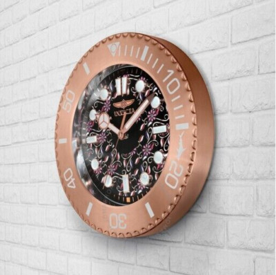 Invicta Pro Diver 14" Light Pink Wall Clock 47775 $120- BRAND NEW ...