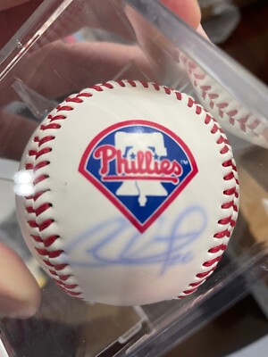 Chase Utley SIGNED AUTOGRAPHED BASEBALL | eBay