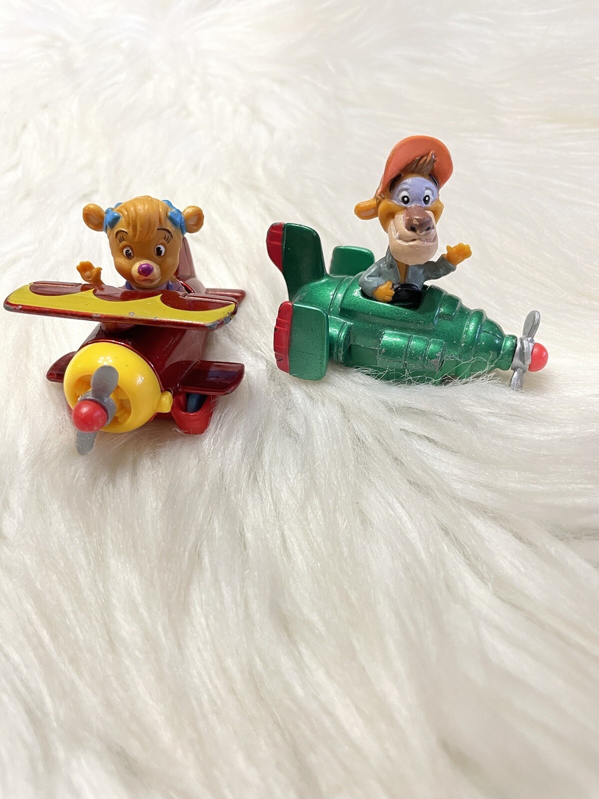 VTG 1989 Disney Talespin Wildcat Plane Diecast Mcdonalds Happy Meal Set ...