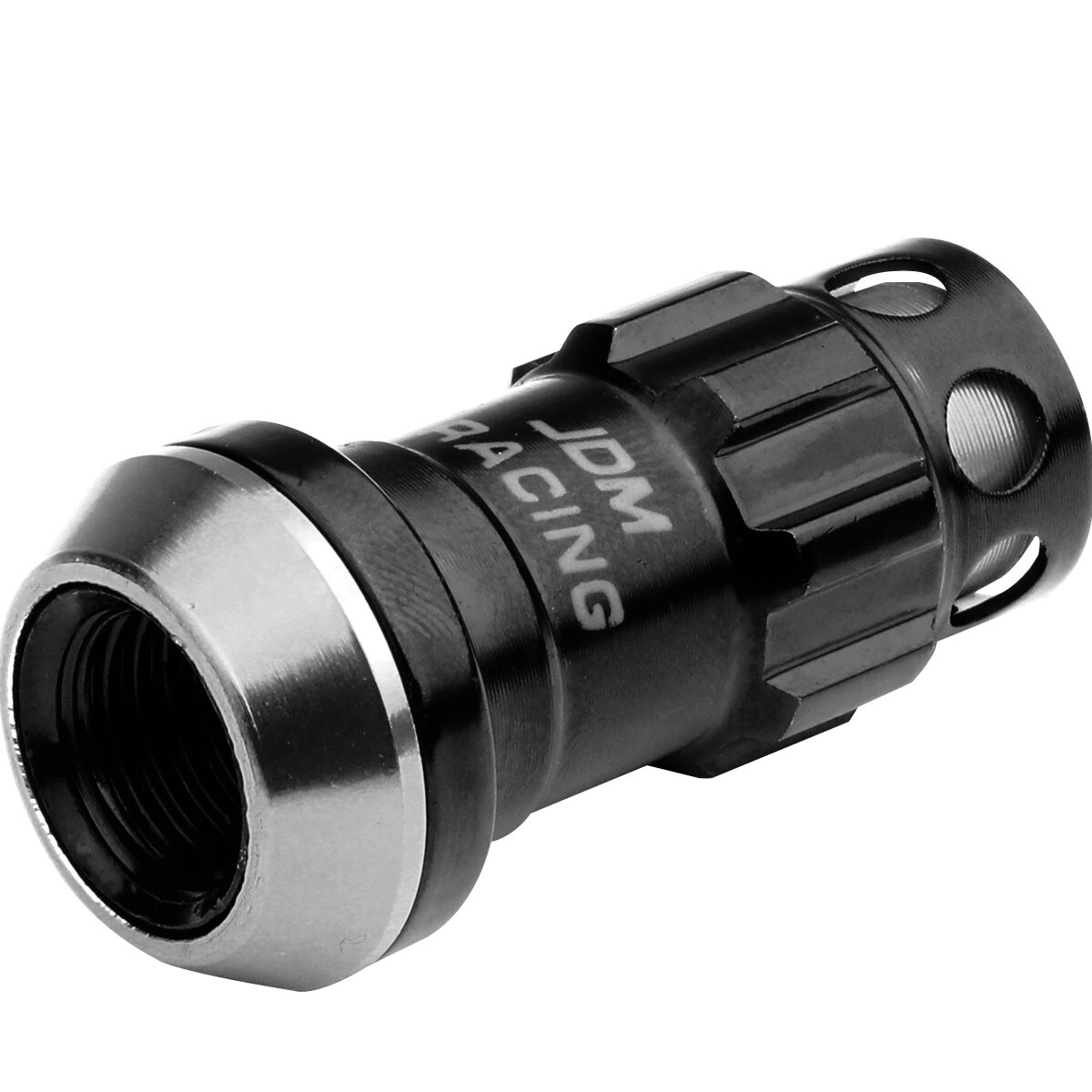 16PC RIM LUG+4PC LOCK NUTS+KEY 45MM SILVER ALUMINUM 22MM M12X1.25 ...