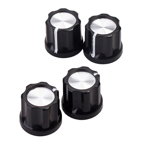 4PCS Guitar Tuning Knobs Jazz Bass Knobs Guitar Volume Knobs Bass ...