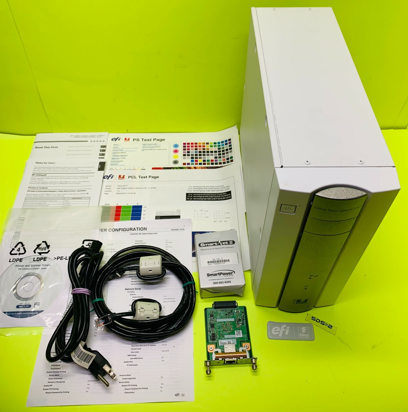 Ricoh E-23C Fiery EFI Color Controller for Ricoh MPC3004 C3504 C4504 ...