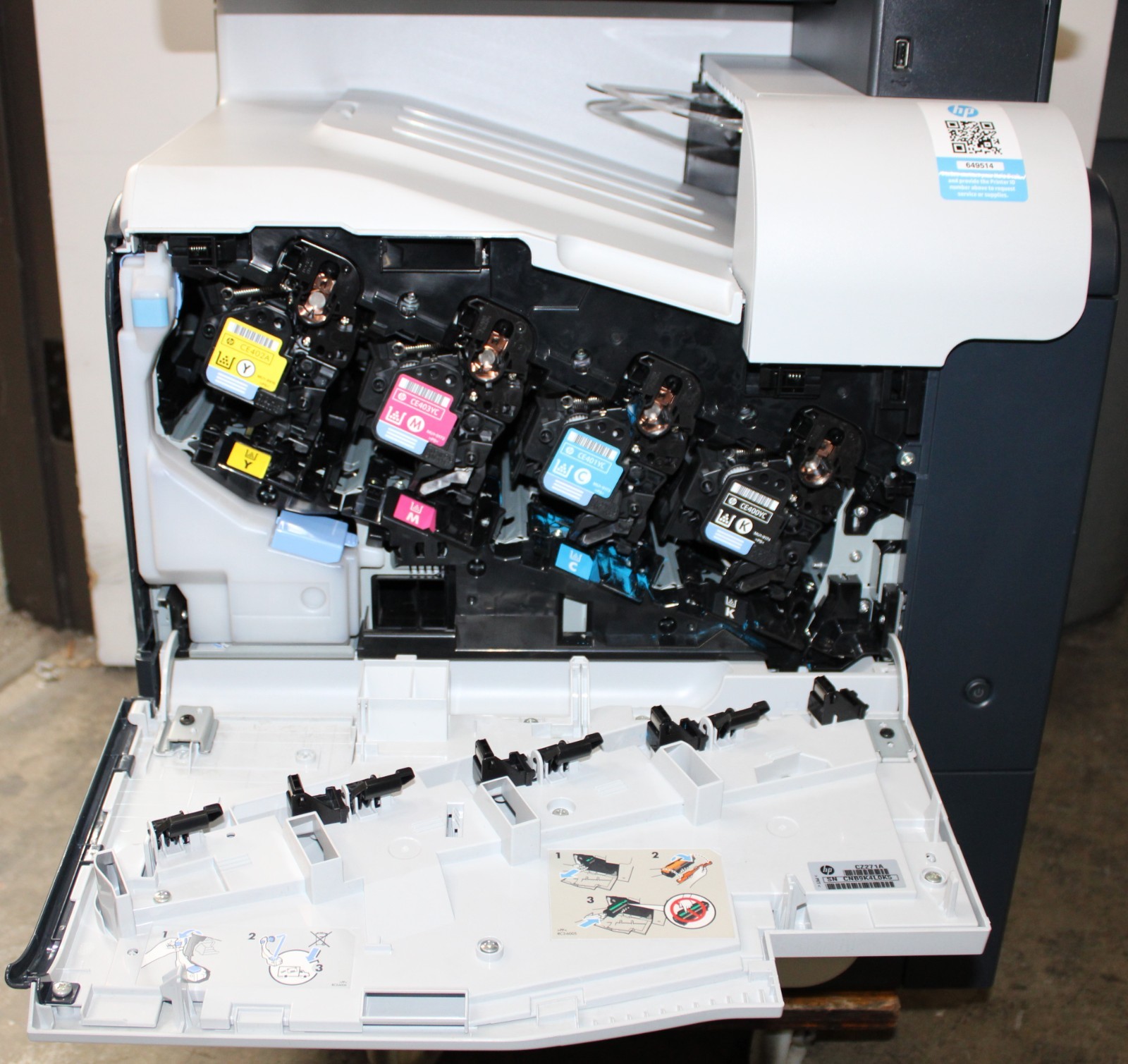 HP LaserJet 500 M570DN Color All-In-One Printer *35K PAGE COUNT* | eBay