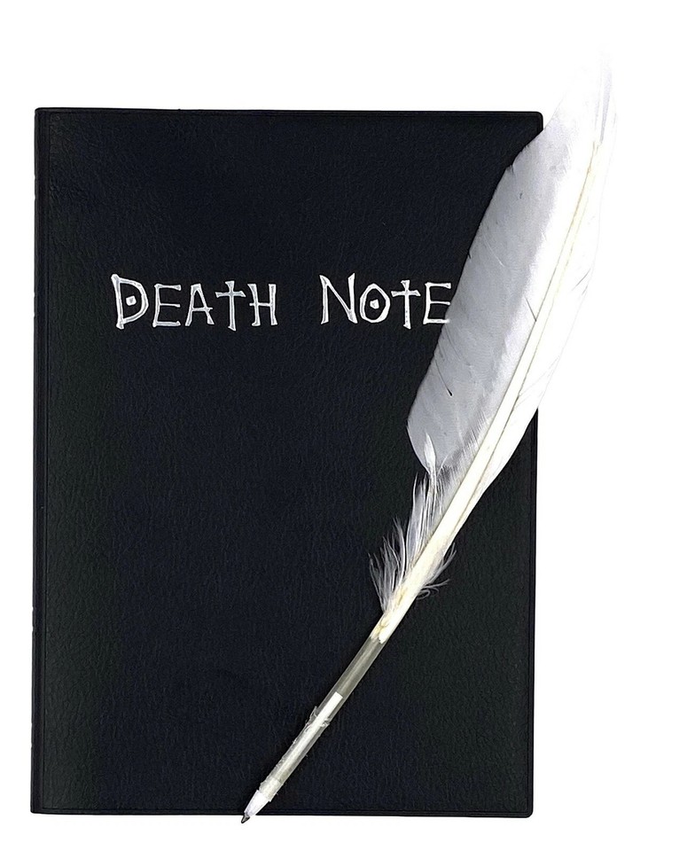 Death Note Cosplay Notebook & Feather Pen Book Japan Anime Writing ...