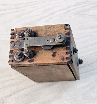 Vtg Antique Ford Model T Or A Ignition Coil Buzz Box Wooden | eBay