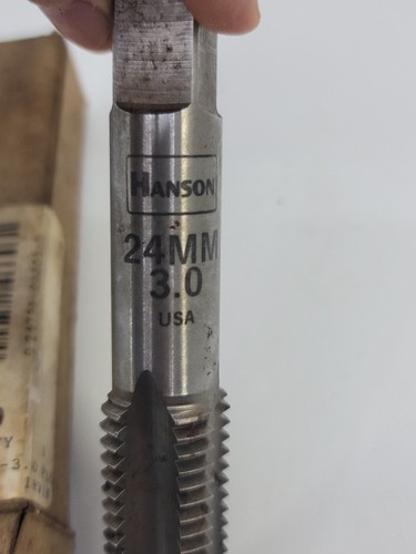 Hanson 24MM-3.0 Metric Steel Plug Tap Hand Threading Bit Tool USA | eBay