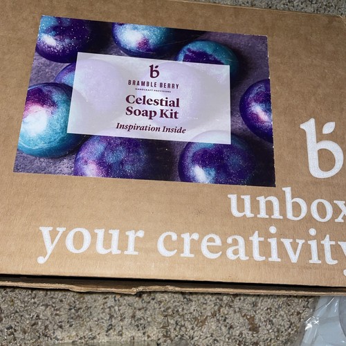Bramble Berry Soap Celestial Soap Kit Mold, Color Blocks, Soap Base And Glitter | eBay