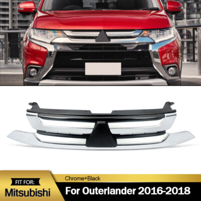 For 2016-2018 Mitsubishi Outlander Grille Front Bumper Upper Grill ...