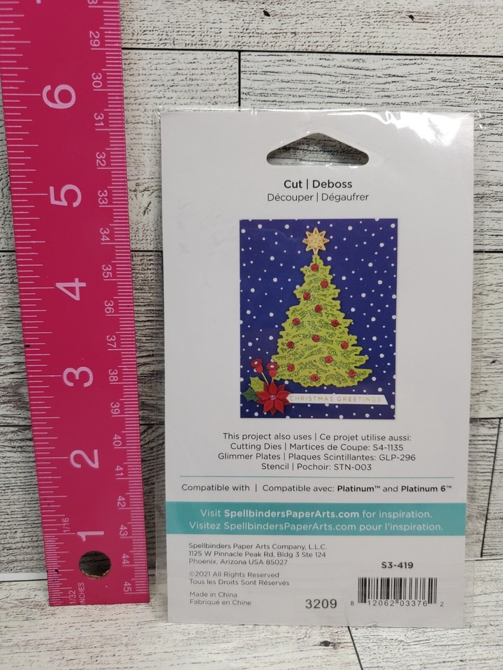 Spellbinders O Christmas Tree Dies 6 pc die set New | eBay
