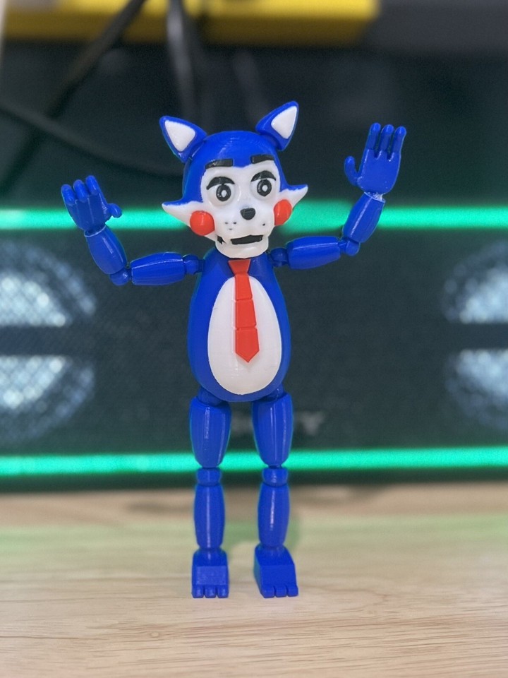 FNAC Articulating Figure Custom Colored FNAF Five Nights At Freddy’s | eBay